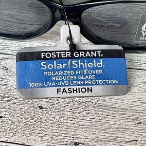 Foster Grant | Accessories | Foster Grant Solar Shield Unisex Black ...